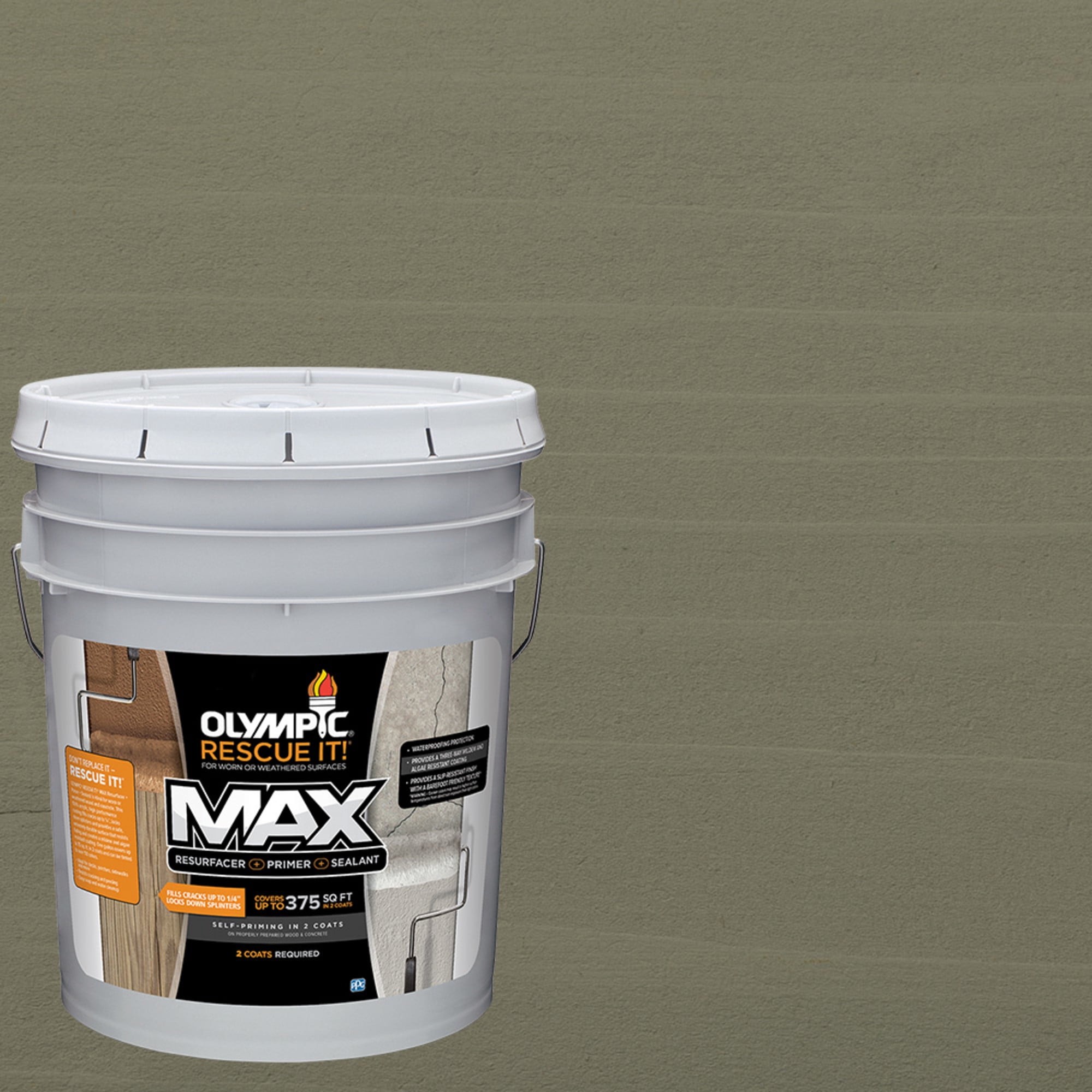 Olympic Rescue It 5 Gallons SC-1081 Stonehedge Solid Exterior Deck ...