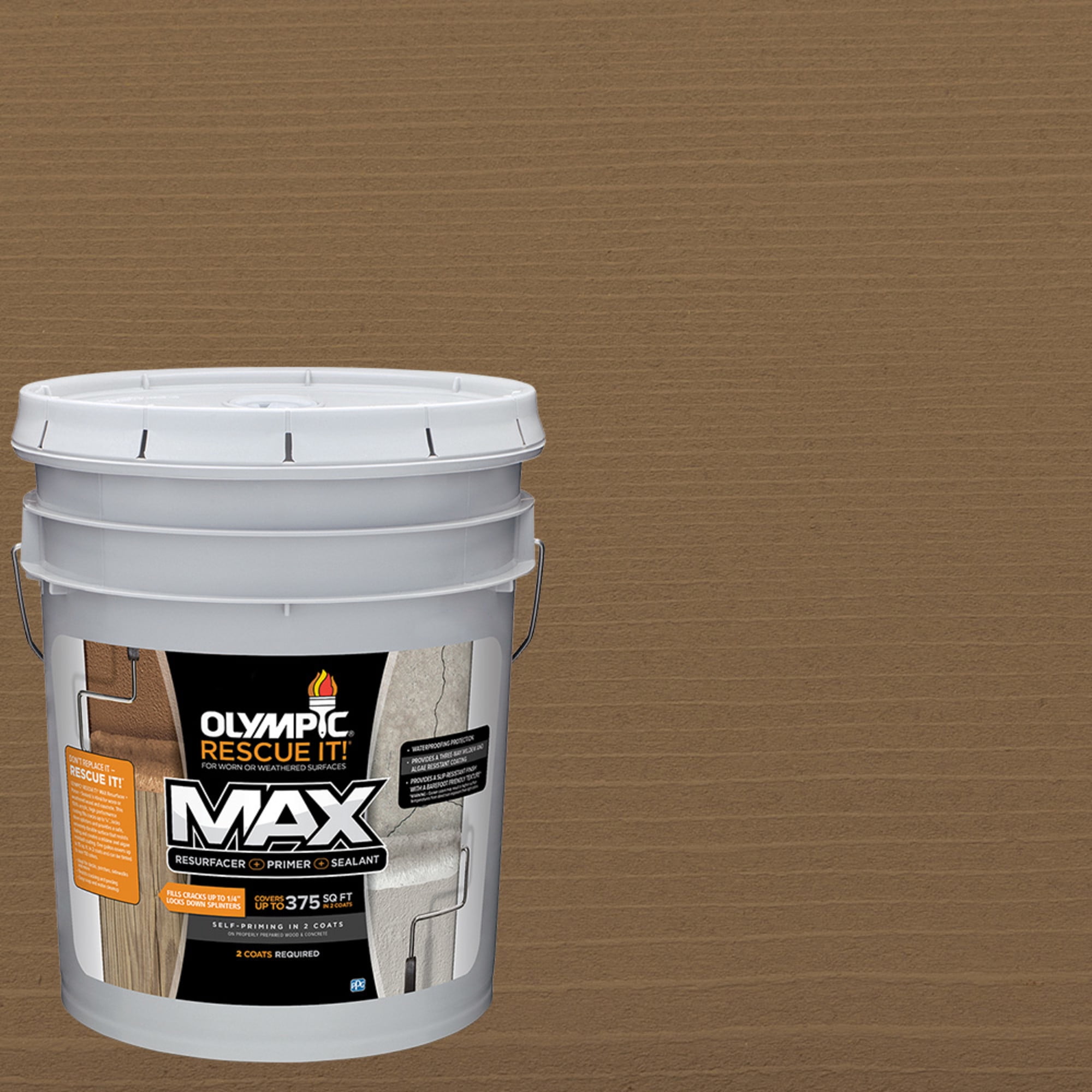 Olympic Rescue It 5 Gallons SC-1083 Taupe Solid Exterior Deck ...