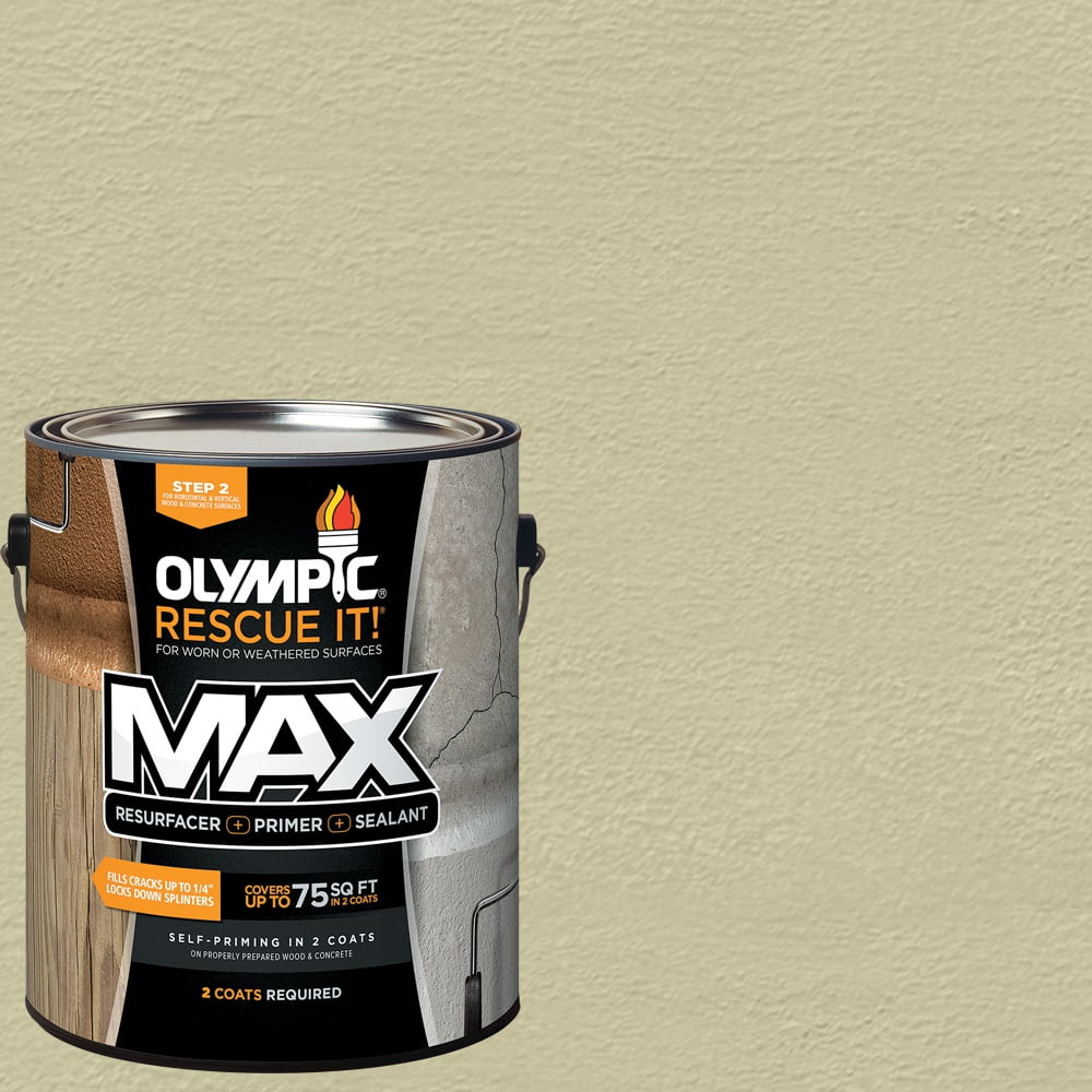 Olympic Rescue It Solid Exterior Deck Resurfacer and Primer with ...