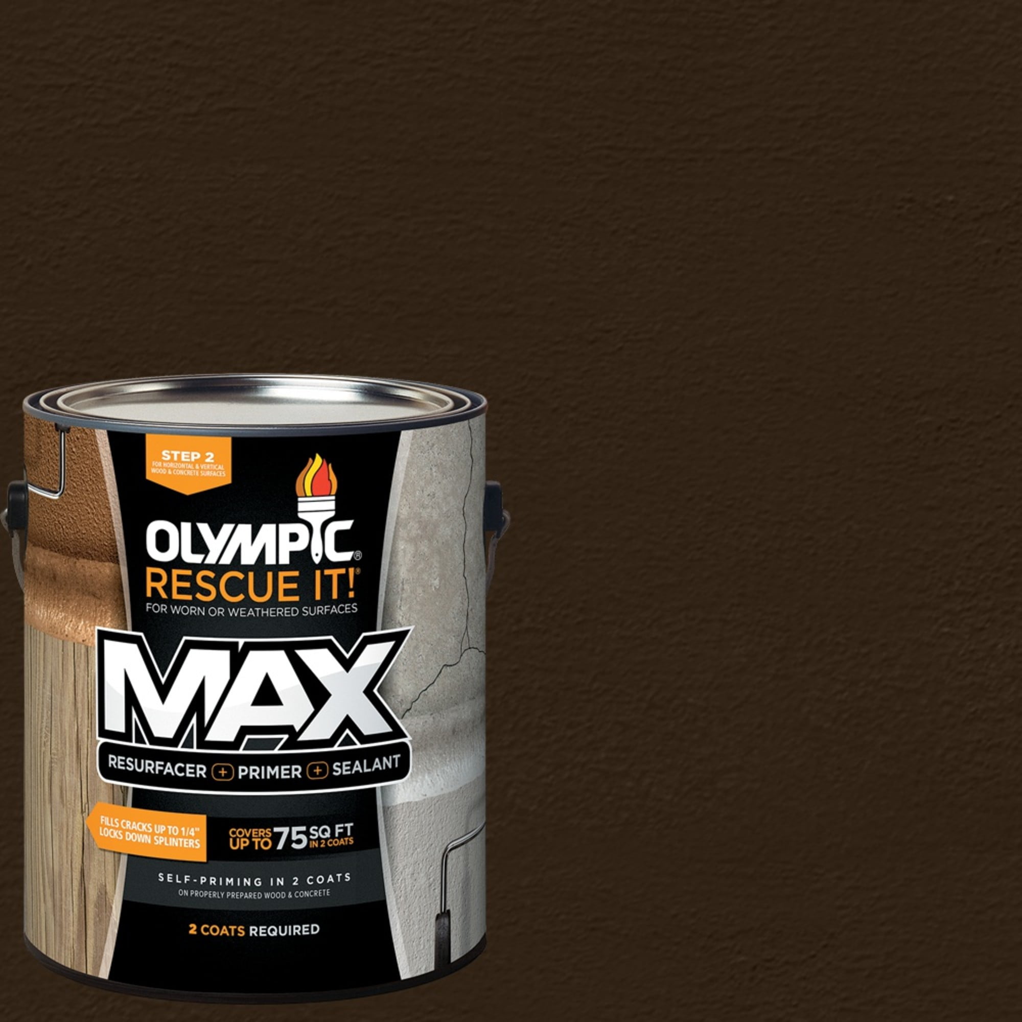 Olympic Rescue It 1 Gallon SC-1058 Oxford Brown Exterior Deck ...