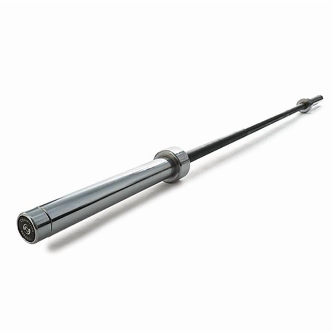 Olympic-Style Bar Black Zinc with Chrome - Walmart.com