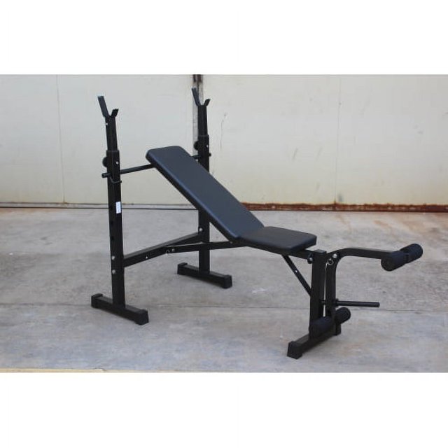 Olympic Weight Bench, Bench Press Set with Squat Rack and Bench for Home Gym Full-Body Workout ...