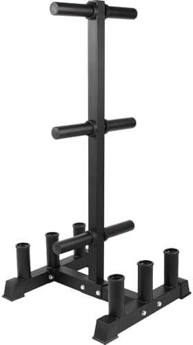 Olympic Weight Plate Rack Plate Trees for Bumper Plate Storage, 2 Inch ...