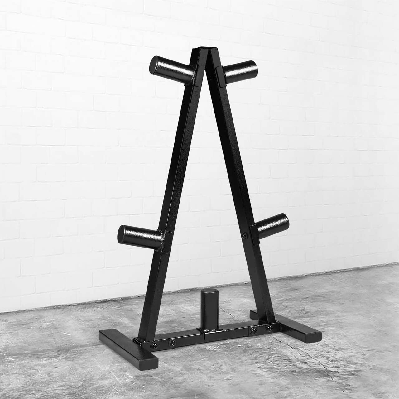 Olympic Weight Plate Stand, A Frame Rack for 2 Inch Olympic Plates ...