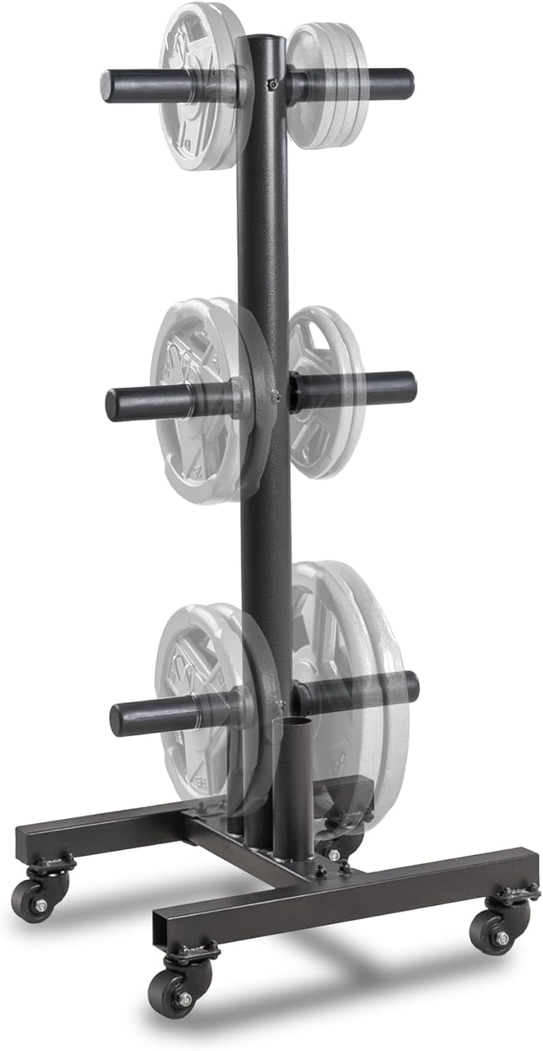 Olympic Weight Plate Tree for 2-Inch Plates Weight Storage Rack ...