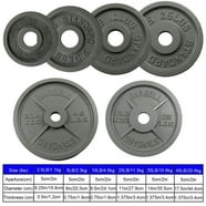 CAP Barbell, 100lb Olympic Cast Iron Weight Plate, Single - Walmart.com