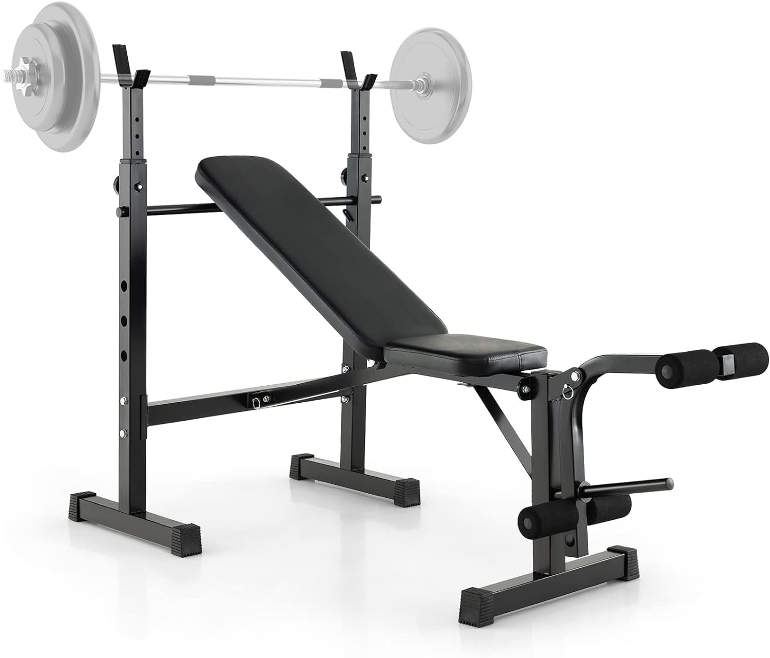 Olympic Weight , Press Set with Squat Rack and for Home Gym Full-Body ...