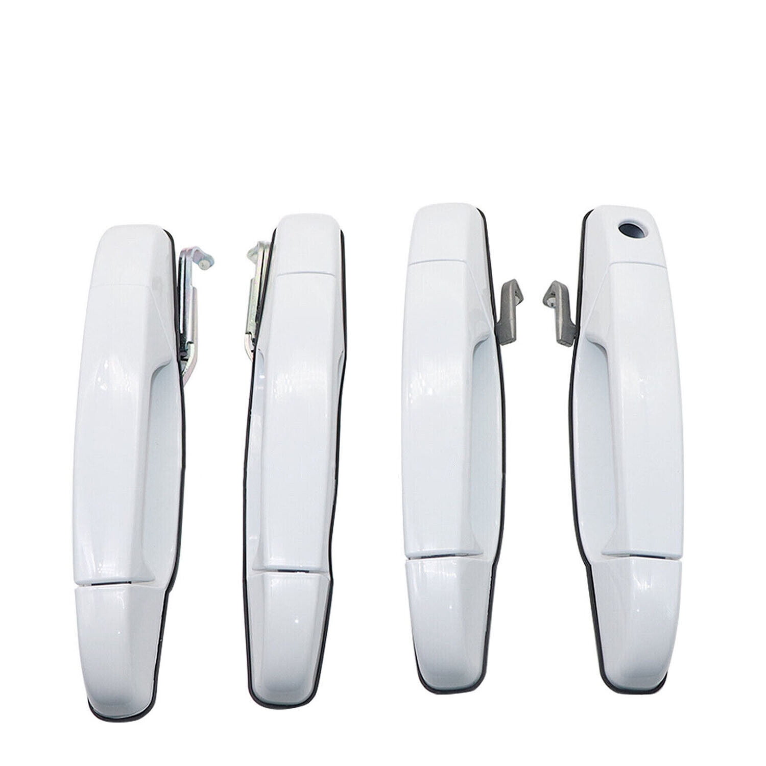 Olympic White Painted Door Handle Set For 2007 08-2014 Silverado Sierra ...