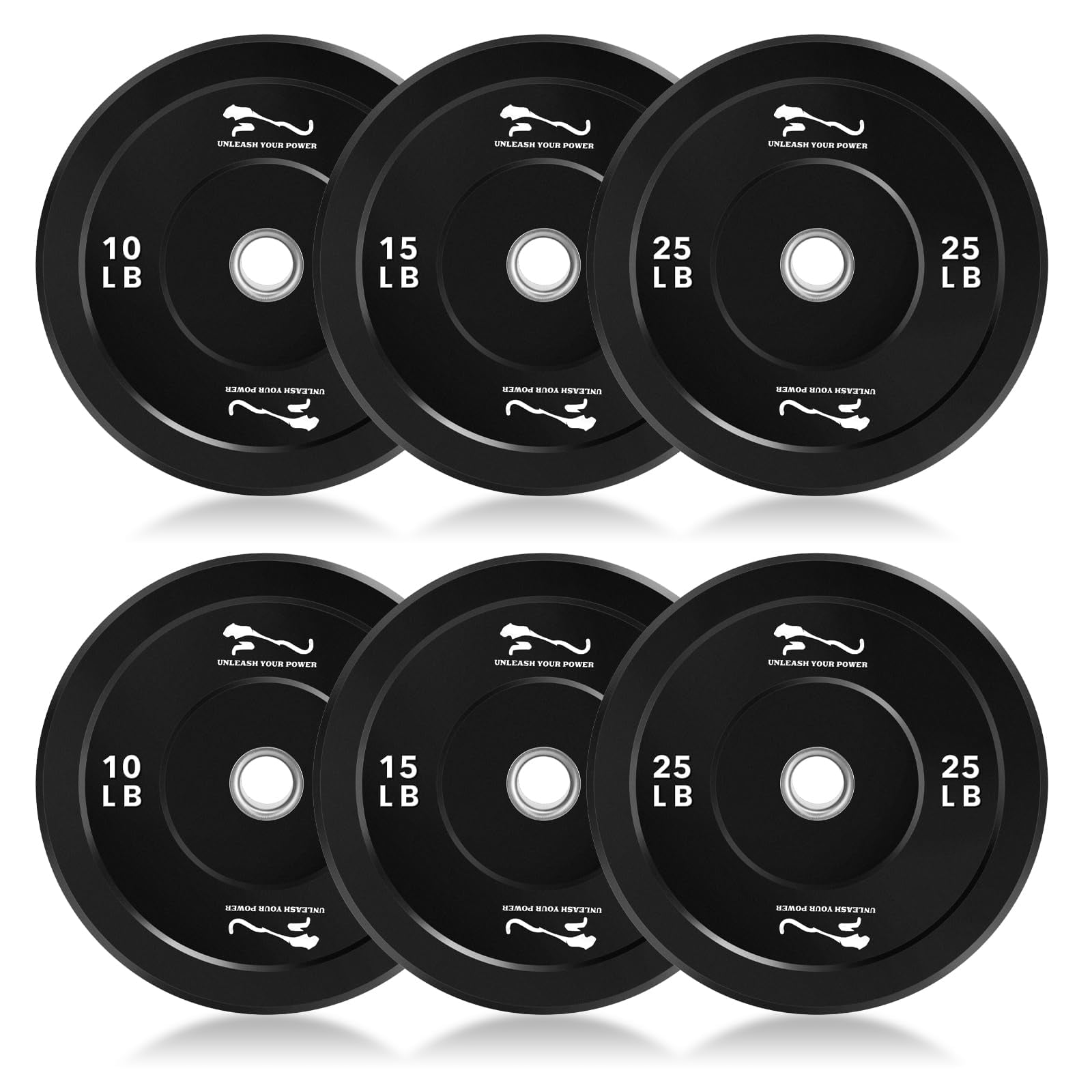 OlympicWeight Plates, Weight Plates with Steel Hub for Strength ...