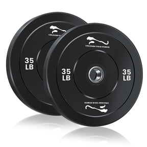 Iron Crush Cast Iron Olympic Weight Plates - 2.5LB-45LB, Anti-Rust, 2 ...