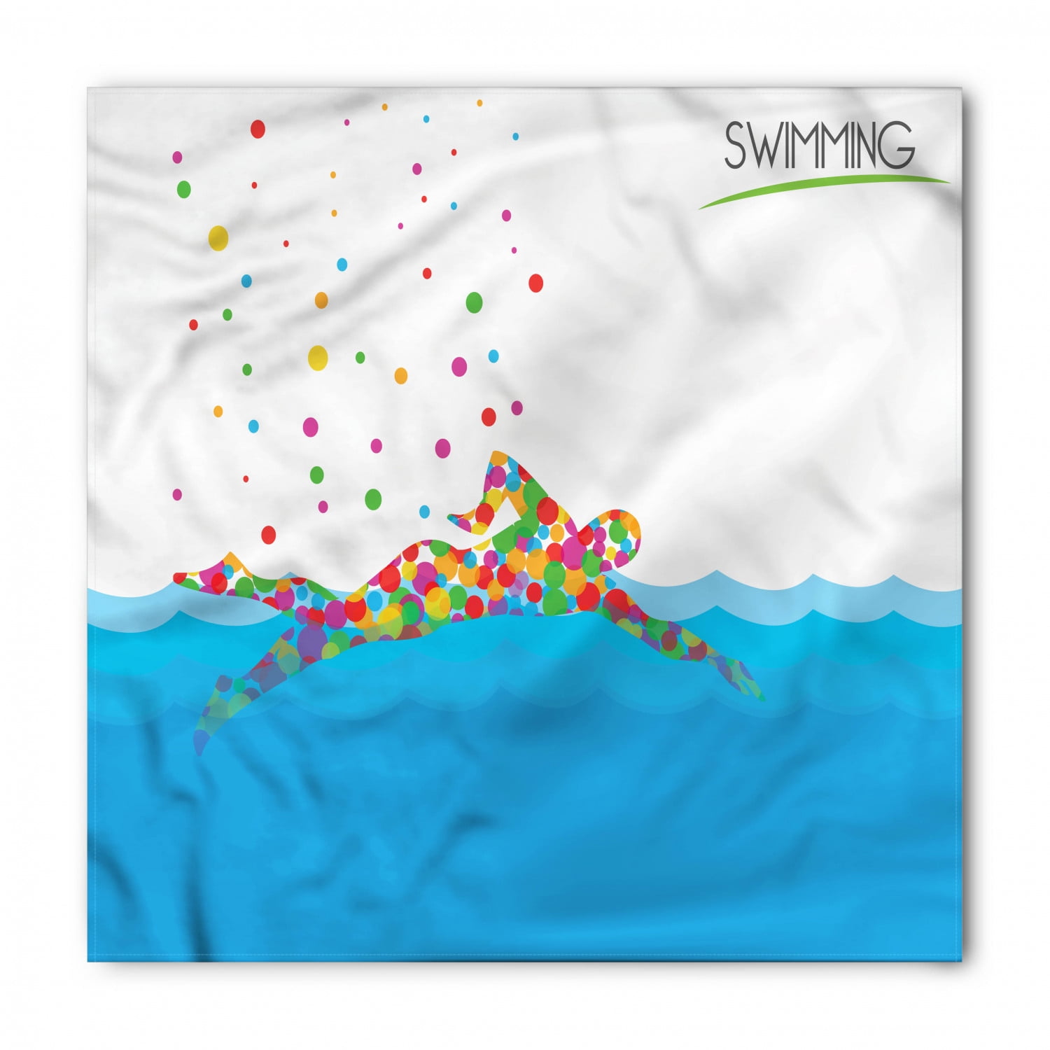 Olympics Bandana, Swimming Pool, Unisex Head and Neck Tie, by Ambesonne ...