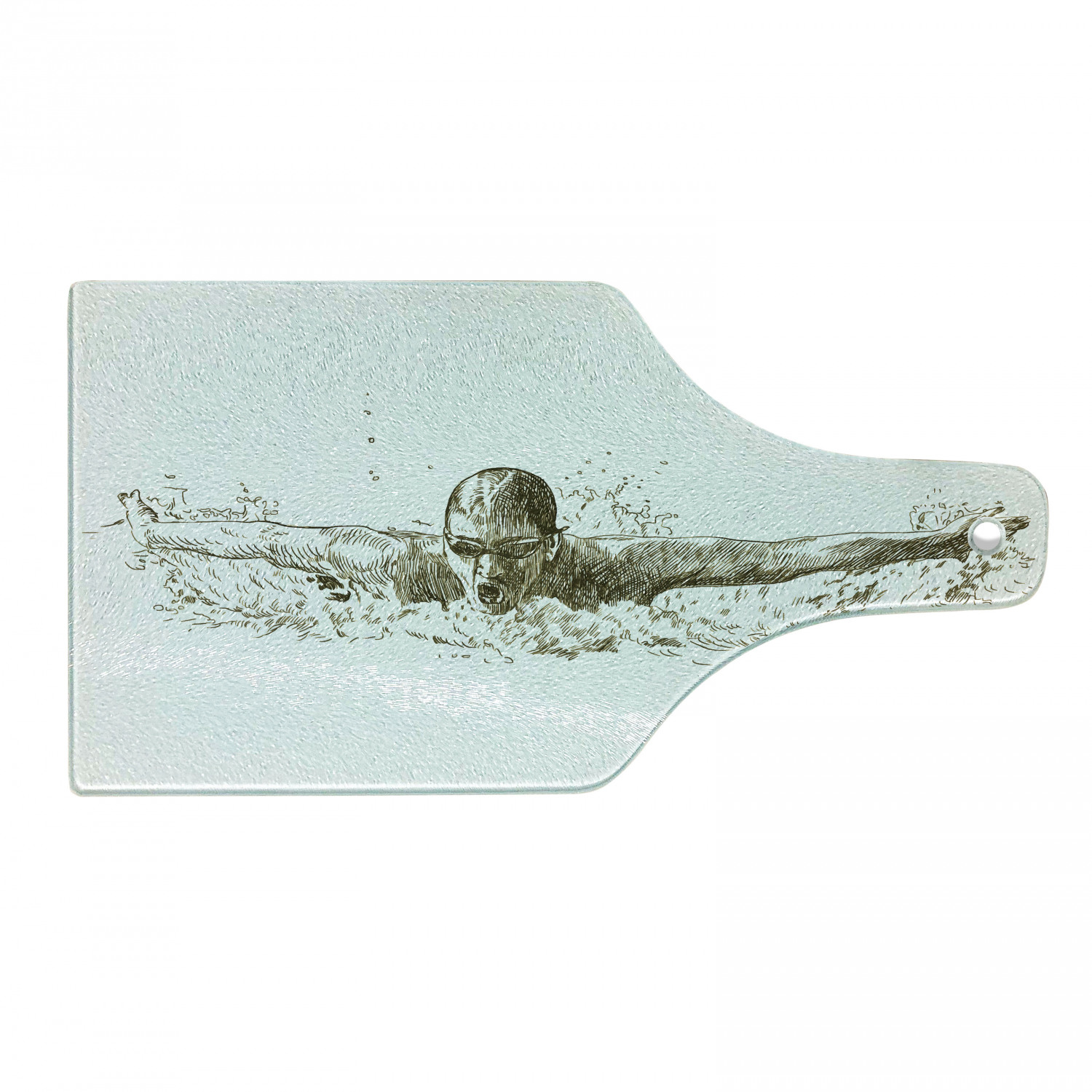 Olympics Cutting Board, Swimmer Swimming Butterfly Style Competition ...