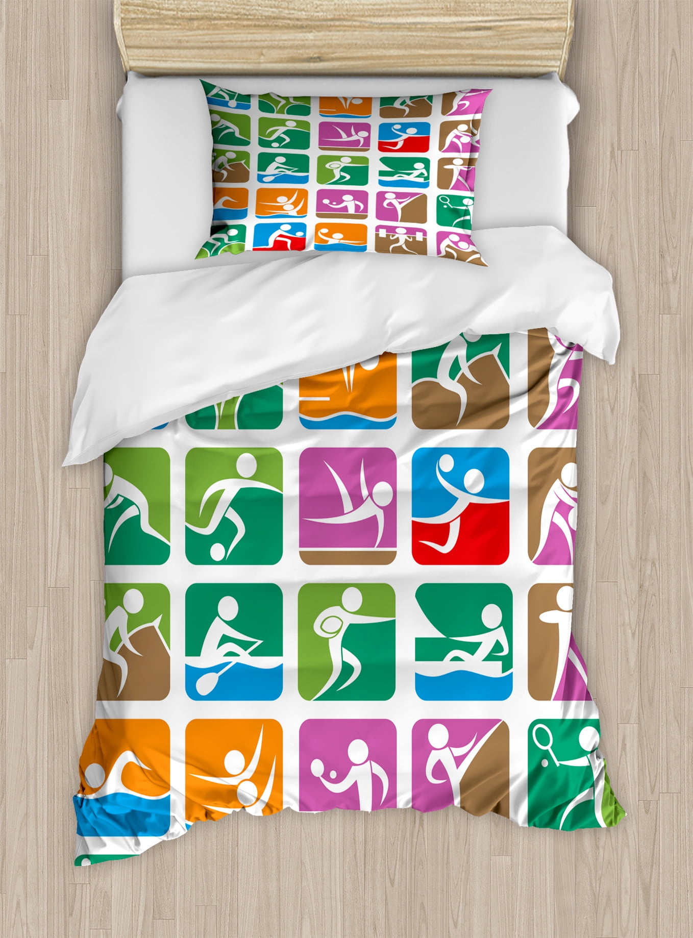 Olympics Duvet Cover Sets, Pictograms of the Summer Sports Sailing ...