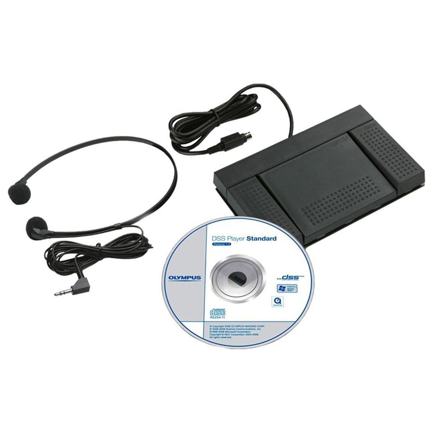 Olympus AS-2400 Audio Transcription Kit, Recorder Recording Devices ...