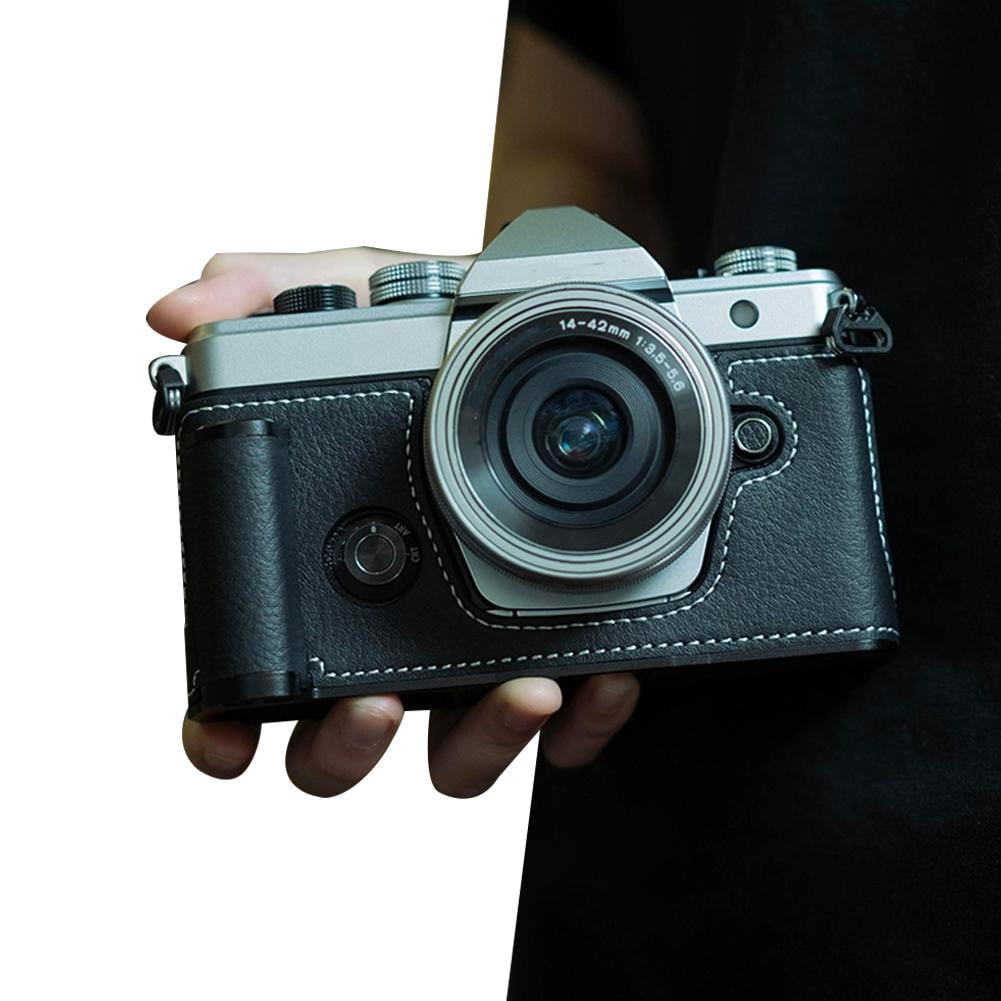 For Olympus OM-3 Handle Leather Case Camera Bag Protector For Olympus ...