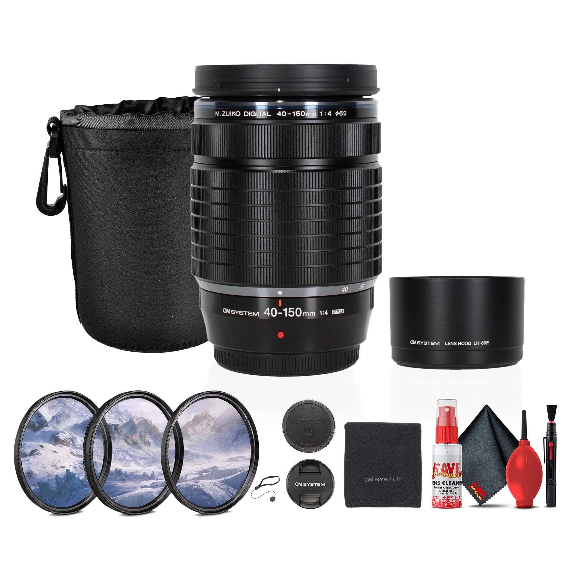 Olympus OM System M.Zuko Digital ED 40-150mm f/4 PRO Lens (V335040BW000 ...