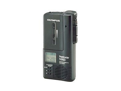 Olympus Pearlcorder S950 - Microcassette dictaphone - gray - Walmart.com