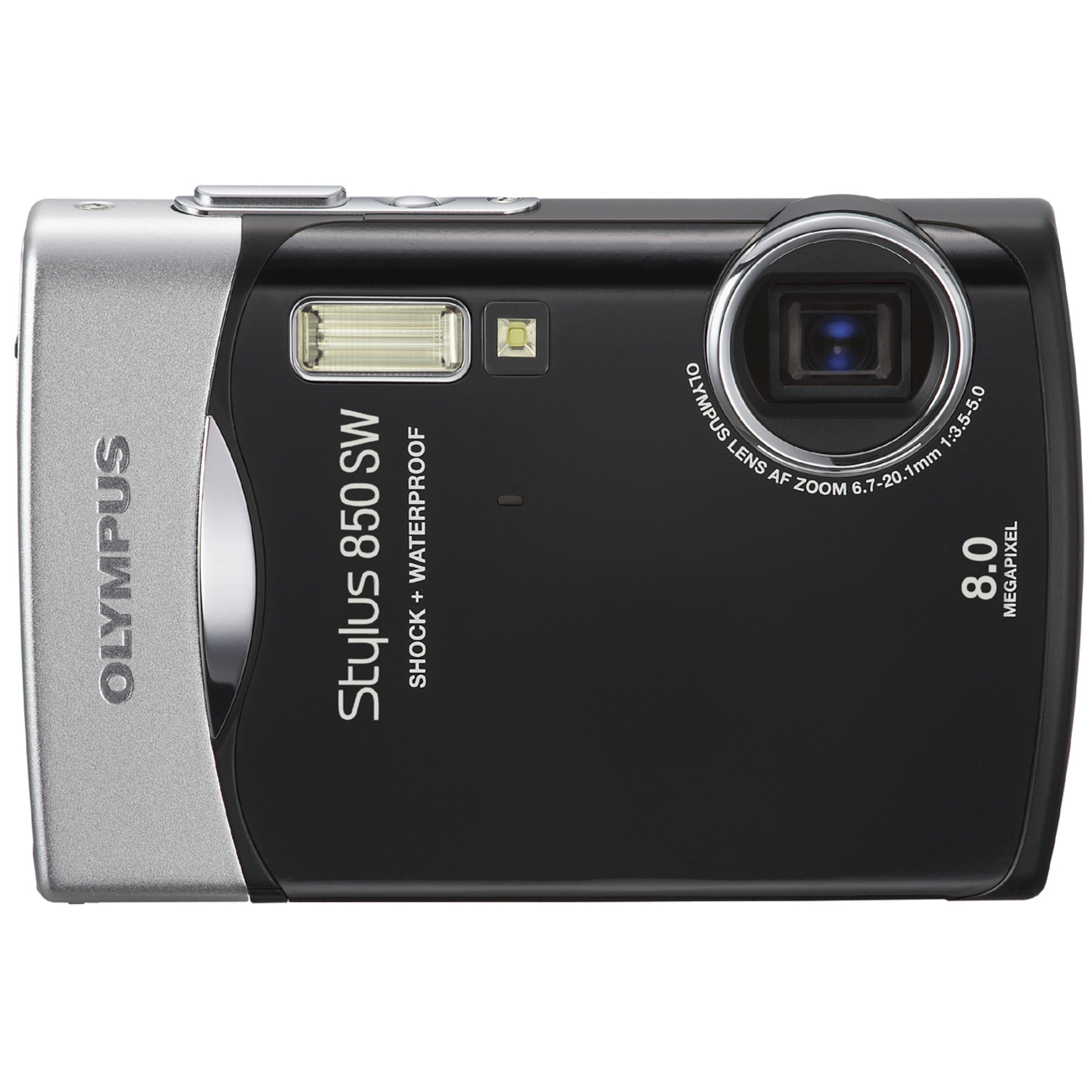 Olympus Stylus 850 SW 8 Megapixel Compact Camera, Black - Walmart.com