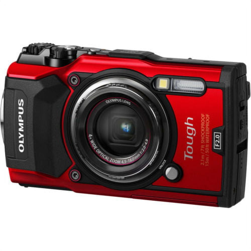 Olympus TG-5 Dig Camera - Red - Walmart.com