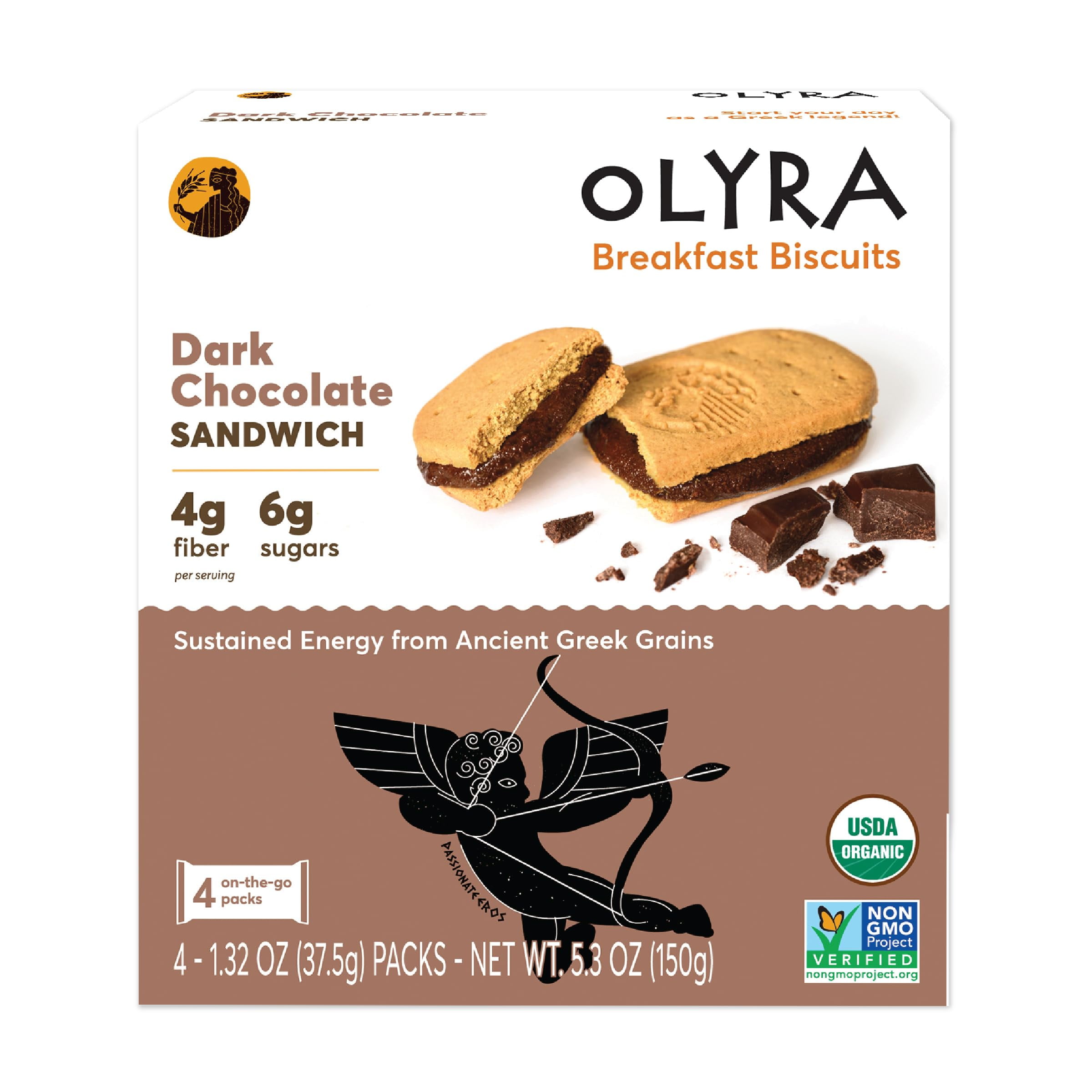 Olyra Dark Chocolate Sandwich XEF1 Breakfast Biscuits, Healthy Snacks ...