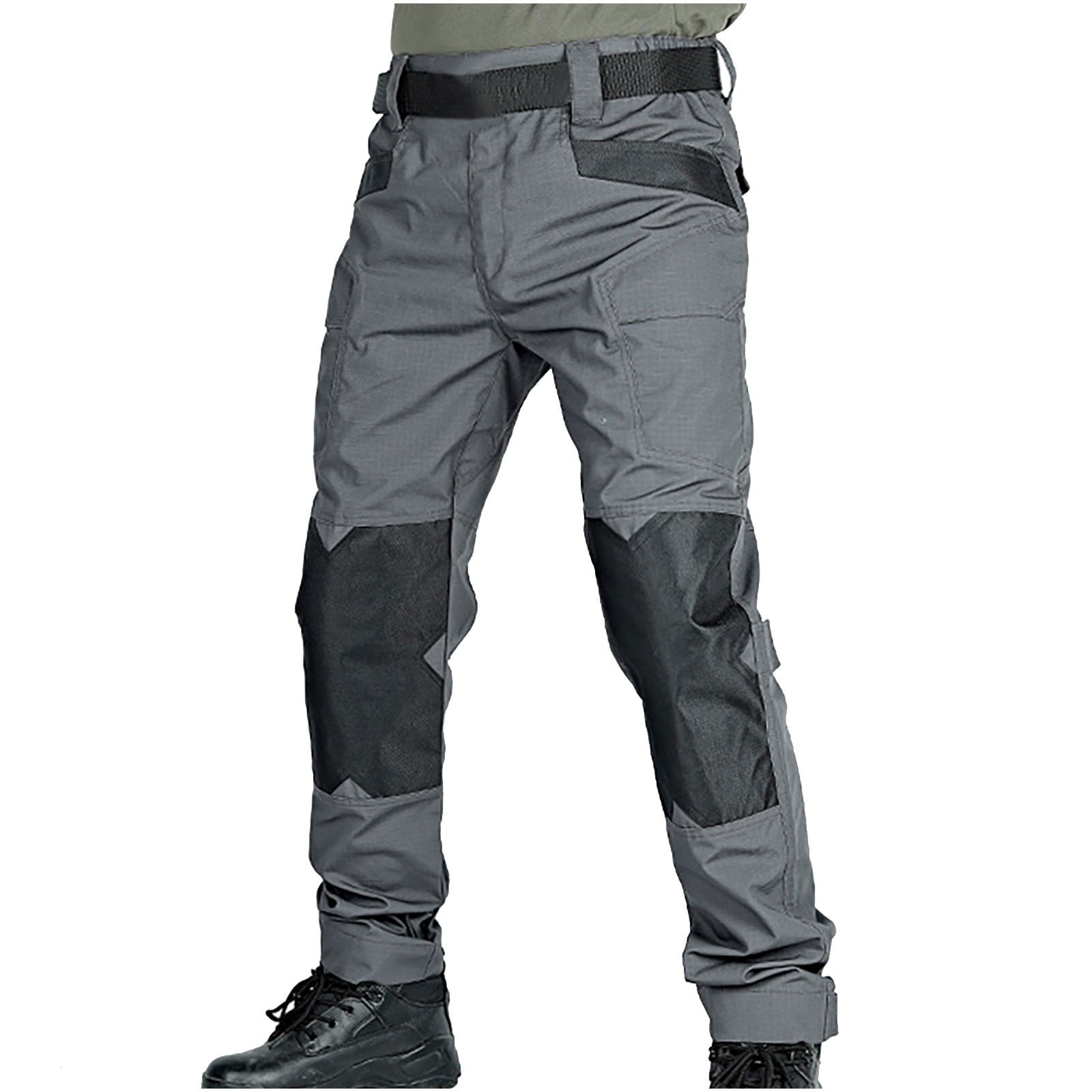 Olyvenn Men's Military Tactical Pants Multi-Pockets Army Combat SWAT ...