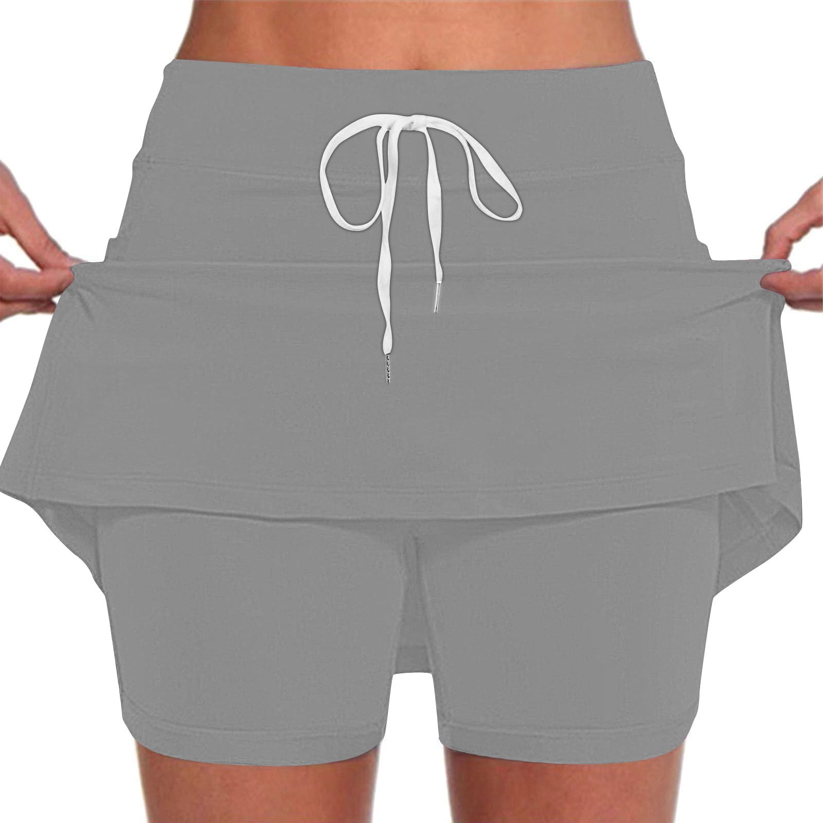 Olyvenn Skorts for Womens Tummy Control High Waist Tennis Shorts 2025 ...