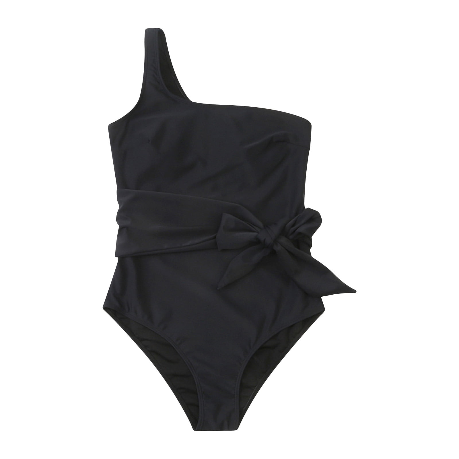 Olyvenn Summer Women's One Piece Swimsuit Leopard Print Beachwear Side ...