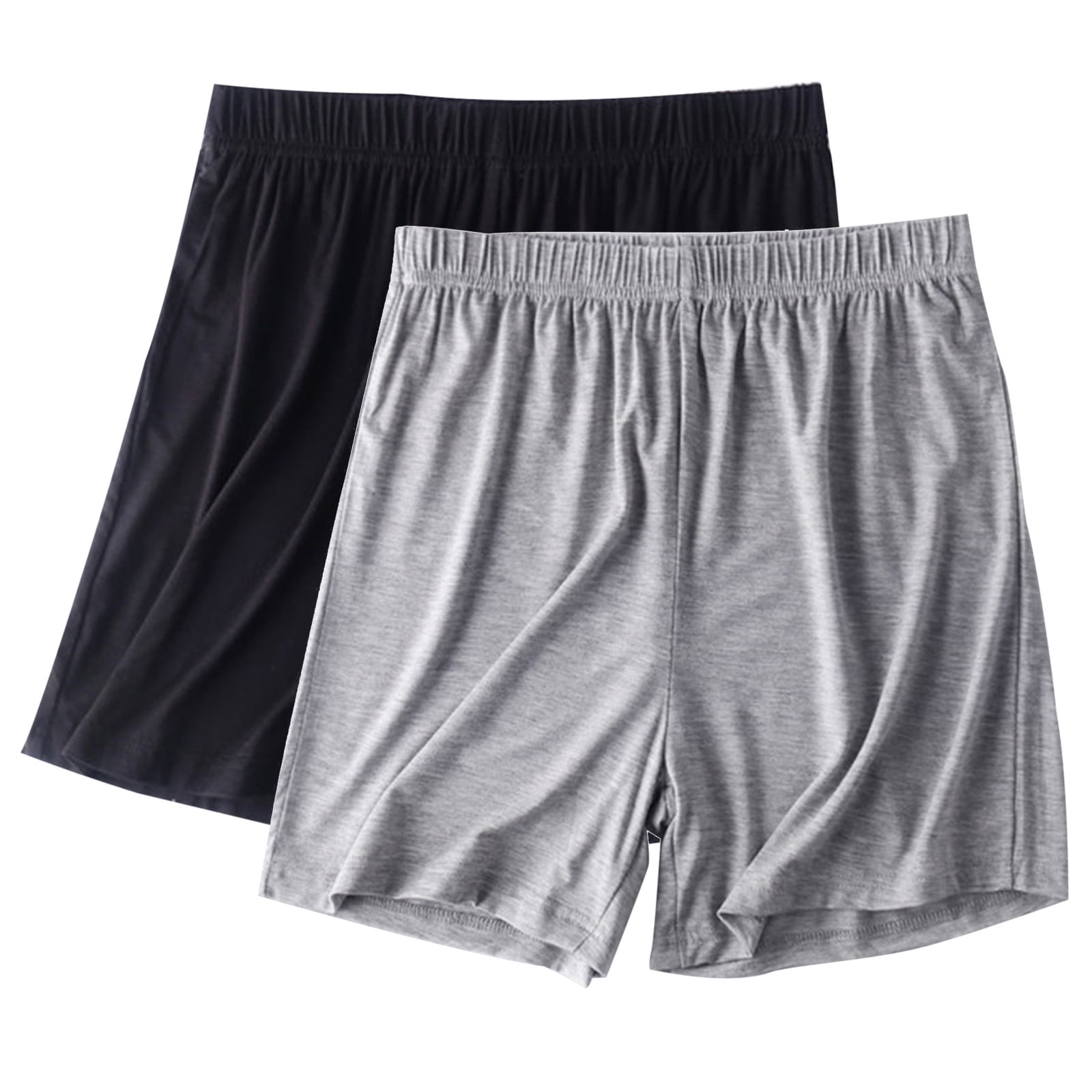 Olyvenn Women's 2 Pack Soft Modal Shorts Pajama Bottoms Lounge Sleep ...