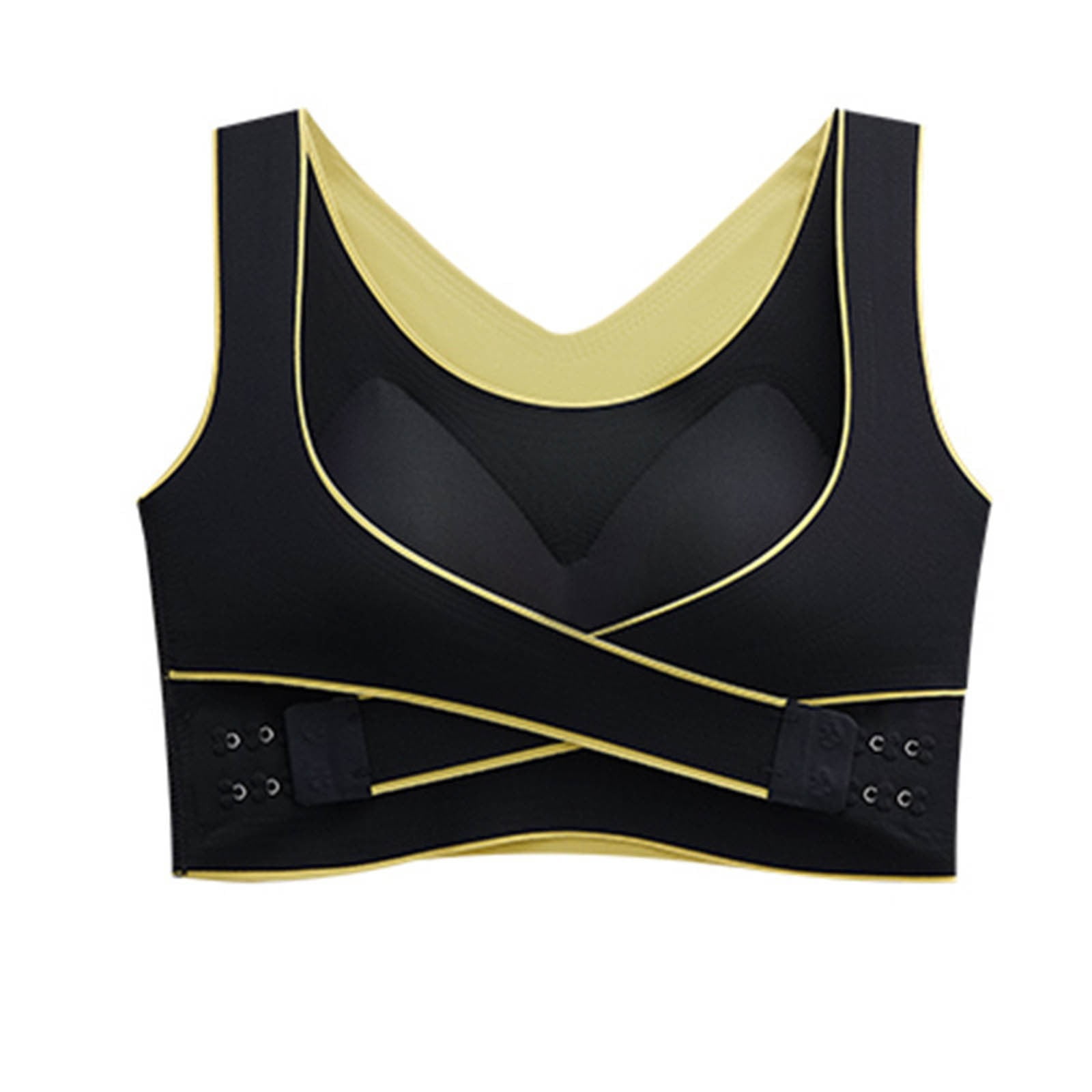 Olyvenn Women's Front Closure Push Up Bra Wirefree Lightly Padded ...