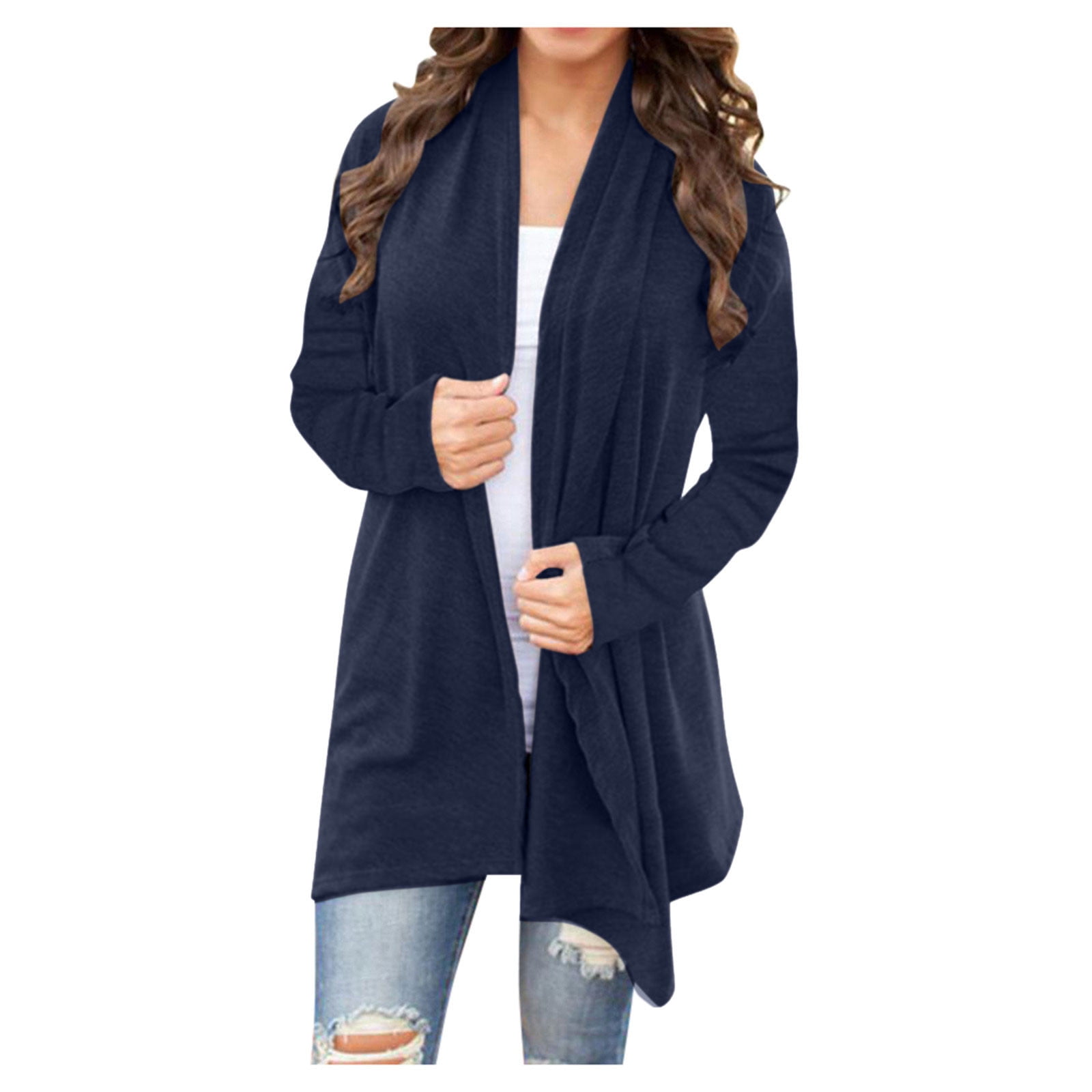 Olyvenn Womens Cardigan Wedding Blazer Set Long Sleeve Jackets Classic ...