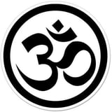 Om Aum Yoga Peace Calm Sign Car Sticker Decal 4" - Walmart.com