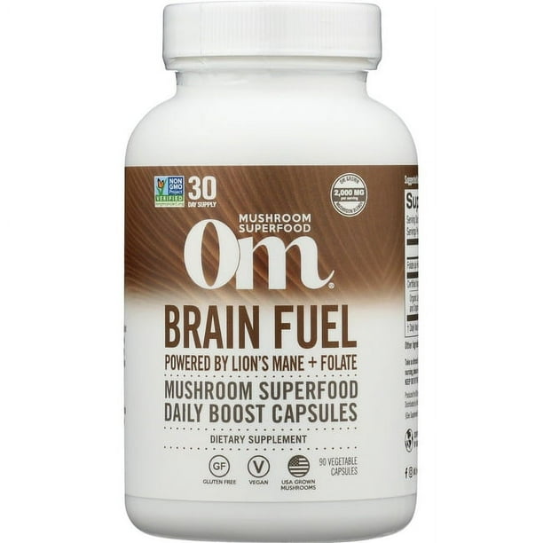 OM Brain Fuel - 90 Capsules - Walmart Business Supplies
