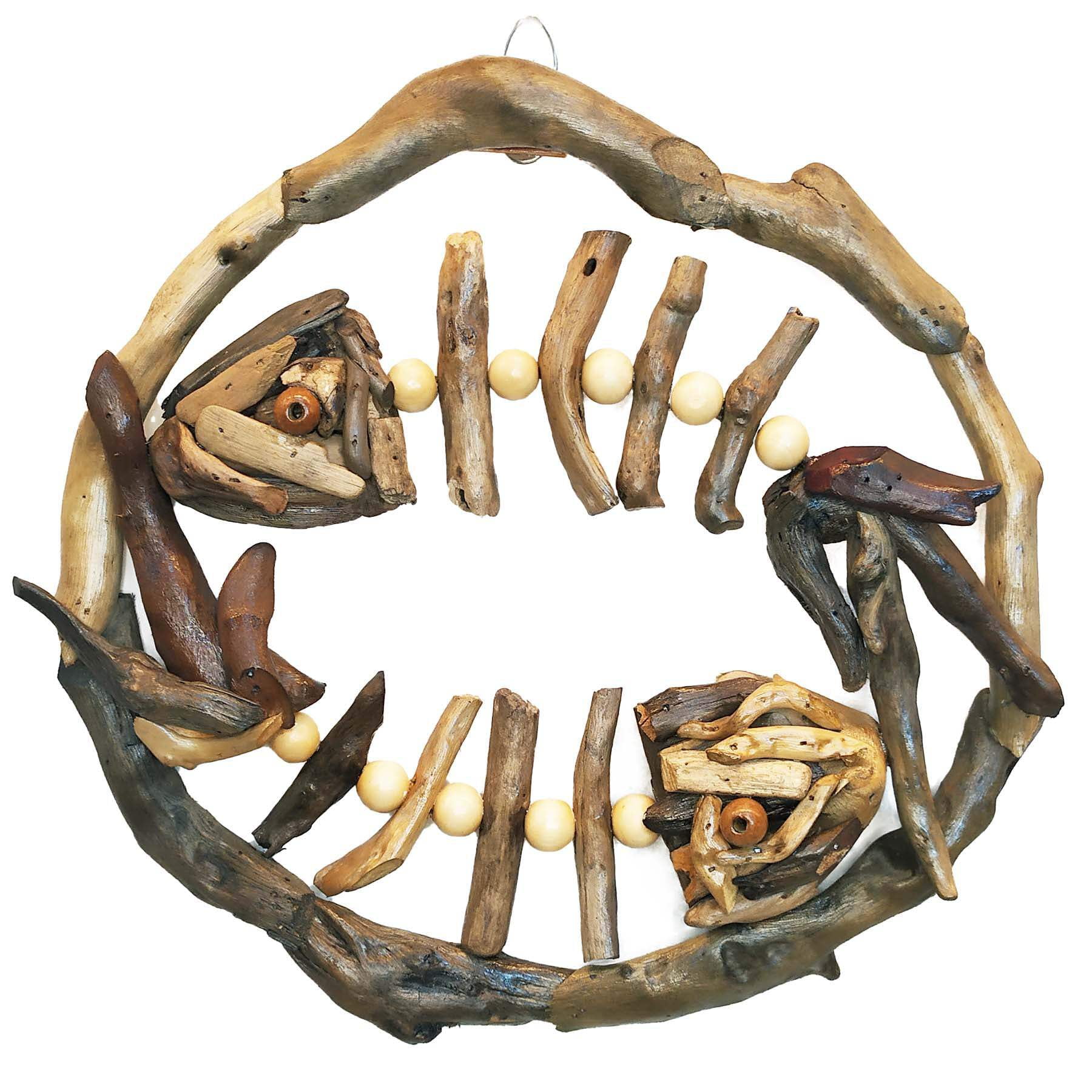 Om Gallery's Fishbone Driftwood Wall Art - Walmart.com