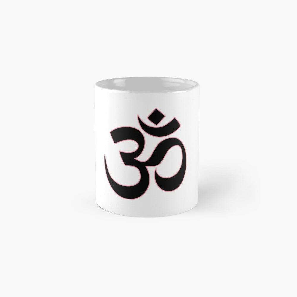 Om Symbol Black and Pink Classic Mug - Walmart.com