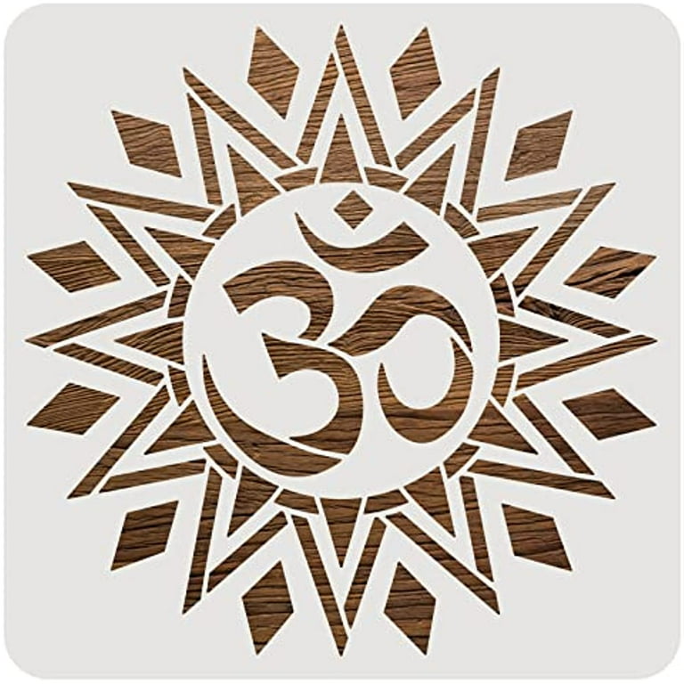 Om Symbol Painting Om Symbol D4 Canvas Painting Synthetic Frame