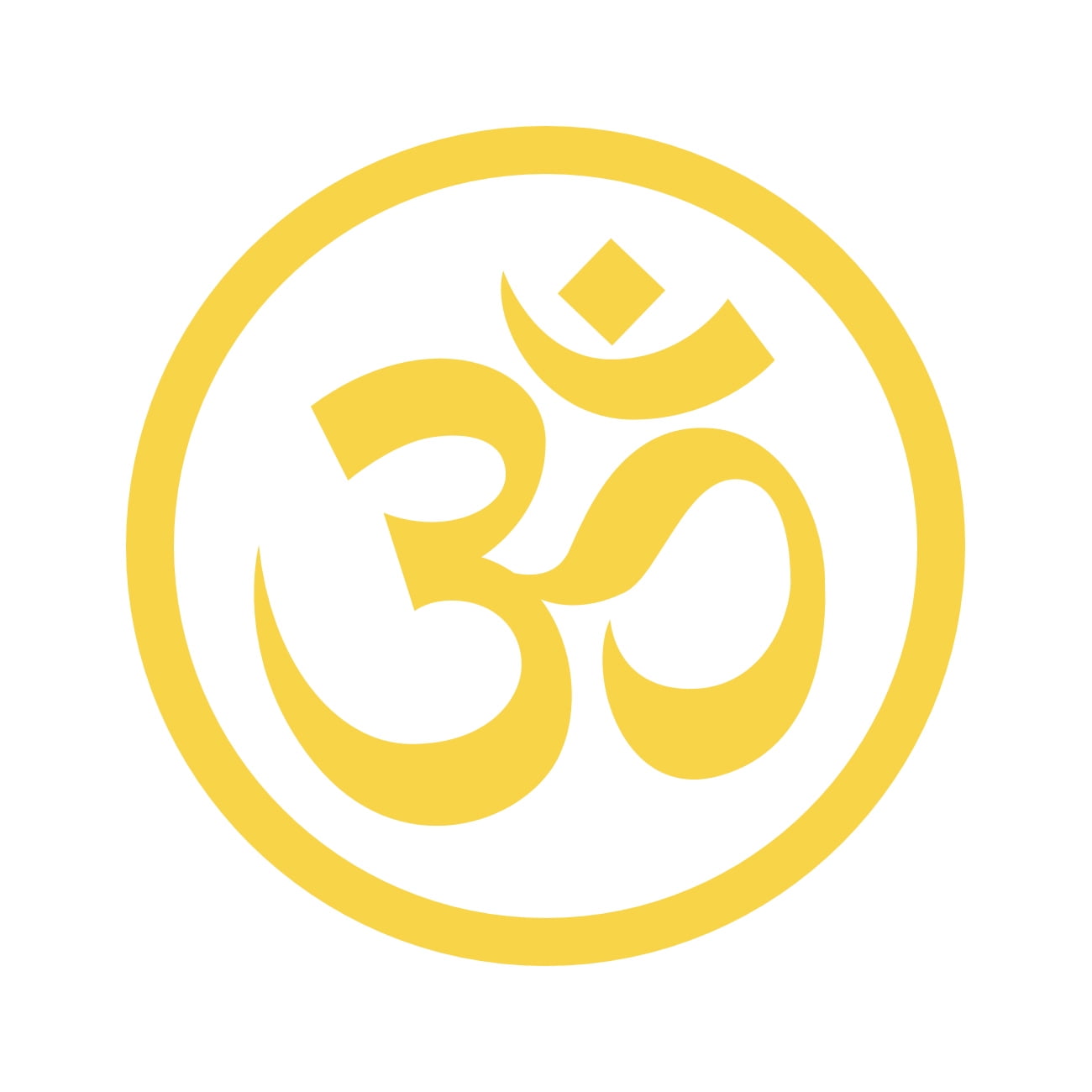 Om Symbol Sticker Decal Die Cut - Self Adhesive Vinyl - Weatherproof ...