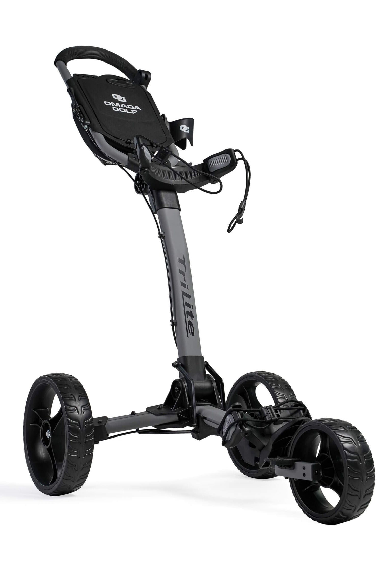 Omada Golf TriLite Golf Push Cart - (Grey/Black) - Walmart.com