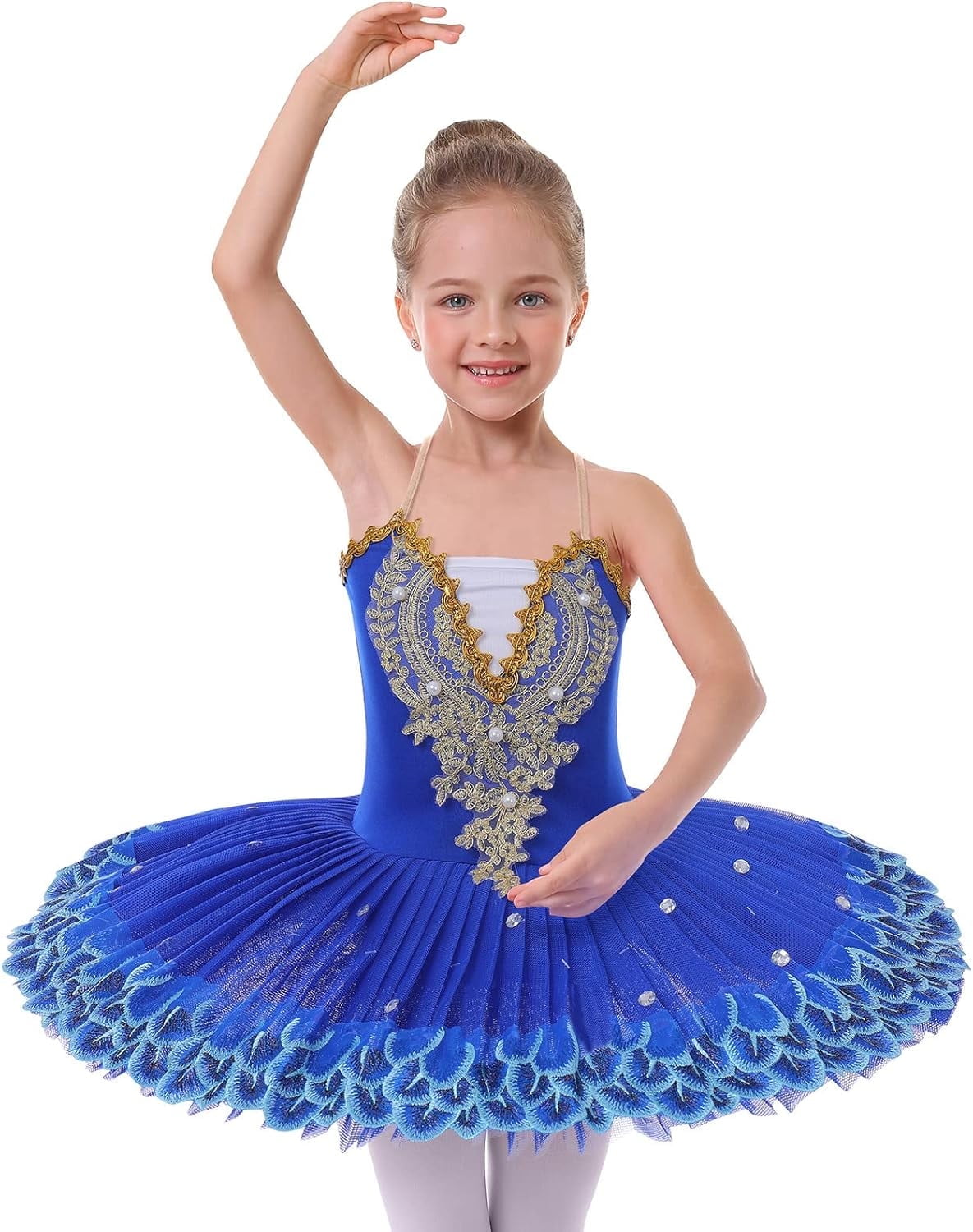 Omagie Ballerina Swan Lake Costume for Girl Dance Leotard Pancake ...