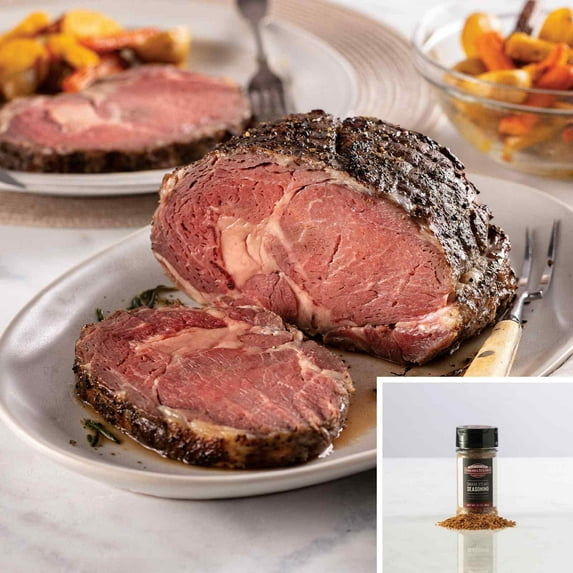 Omaha Steaks Premium Beef 3.5 lbs. Fully Cooked Prime Rib Roast with ...