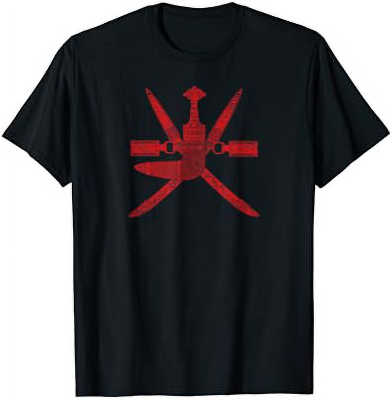 Oman Flag Crest Nutmeg T-Shirt - Walmart.com
