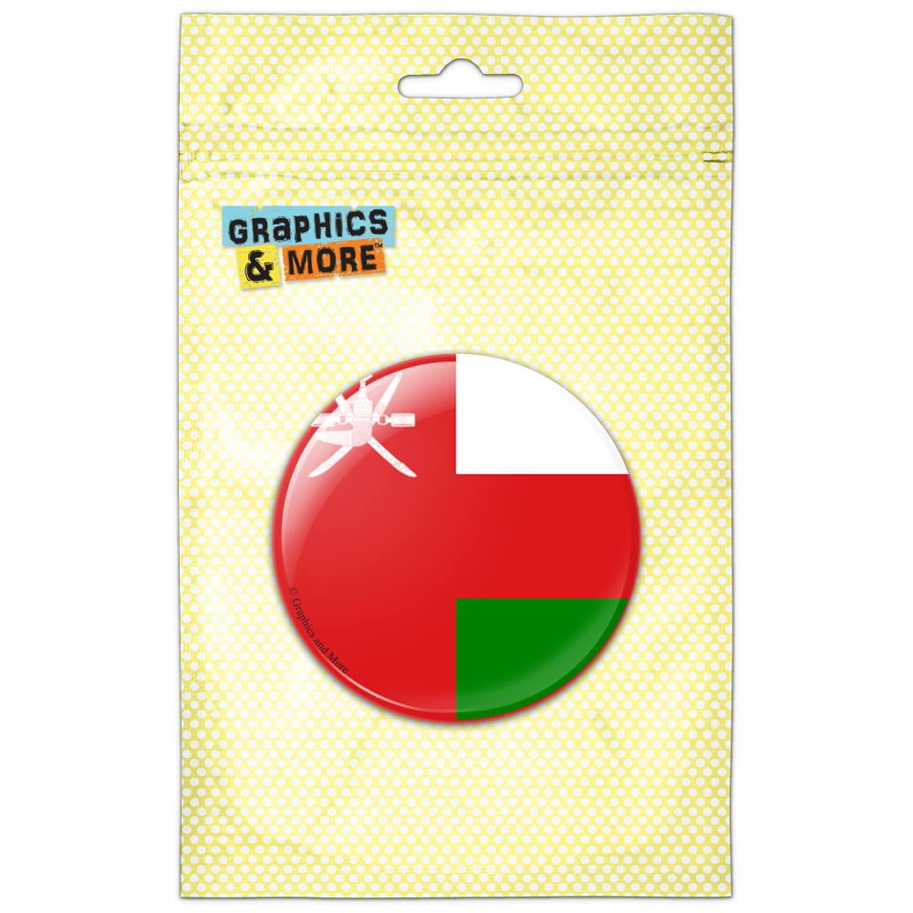 Oman National Country Flag Refrigerator Button Magnet - Walmart.com