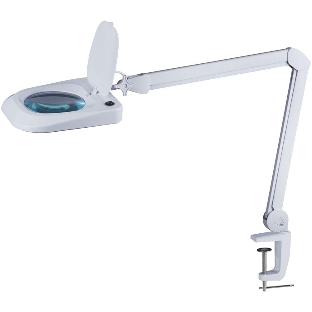 Omano LED Magnifying Lamp (2X Magnifier) Professional Desktop, Reading ...