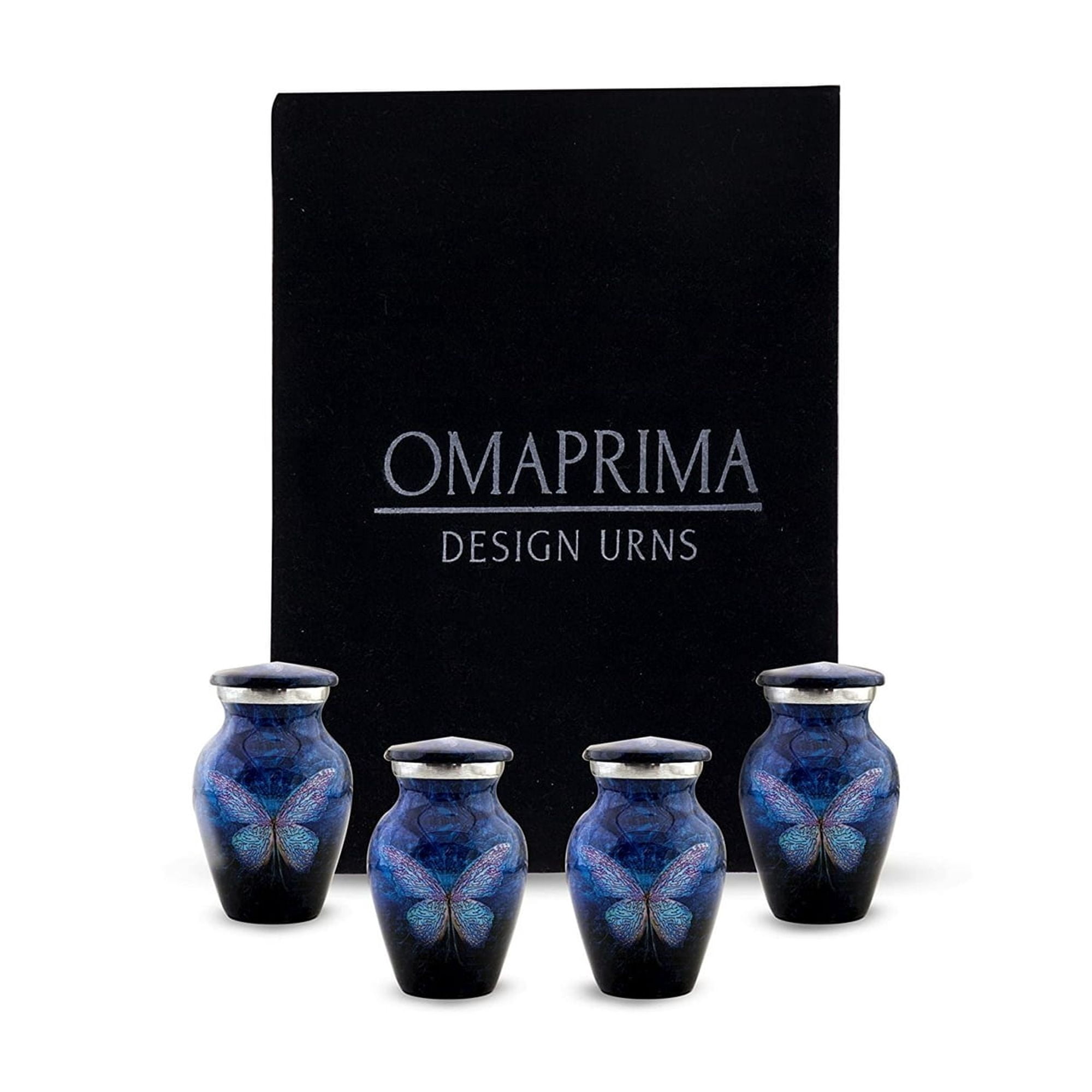 Omaprima Blue Keepsake Size Urns for Adult Cremation Ashes, Home or ...