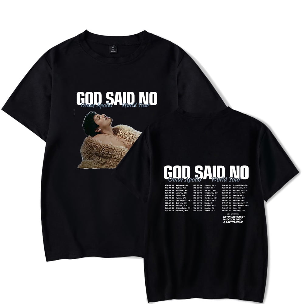 Omar Apollo 2024 World Tour Concert T-Shirts Merch Women Men Clothes ...