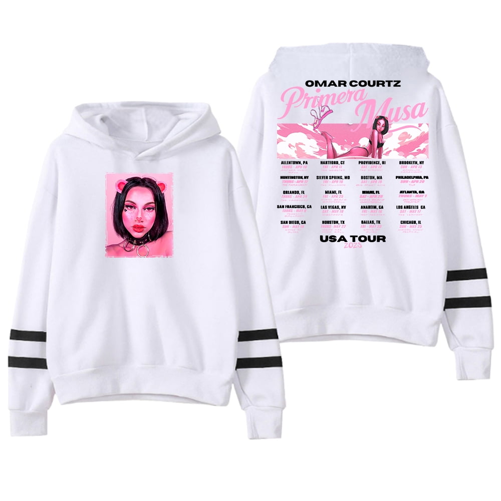 Omar Courtz Primera Musa Tour Hoodie Pocketless Paralle Bars Sleeve ...