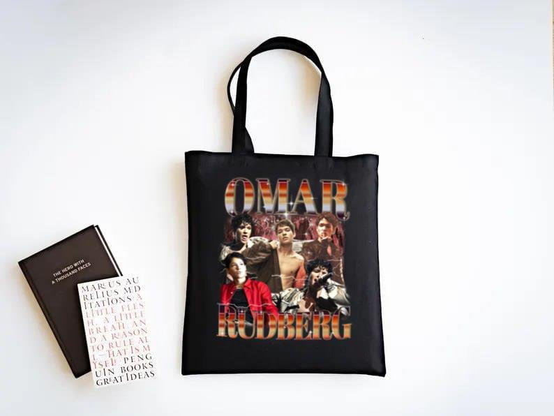 Omar Rudberg 90s Singer Vintage Homage Pop Music Retro Fan Tote Bag ...