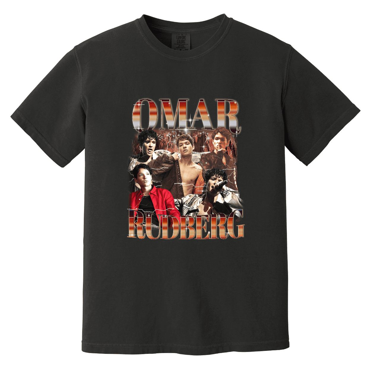 Omar rudberg vtg homage retro 90s yngroyal comfort color t-shirt, for ...