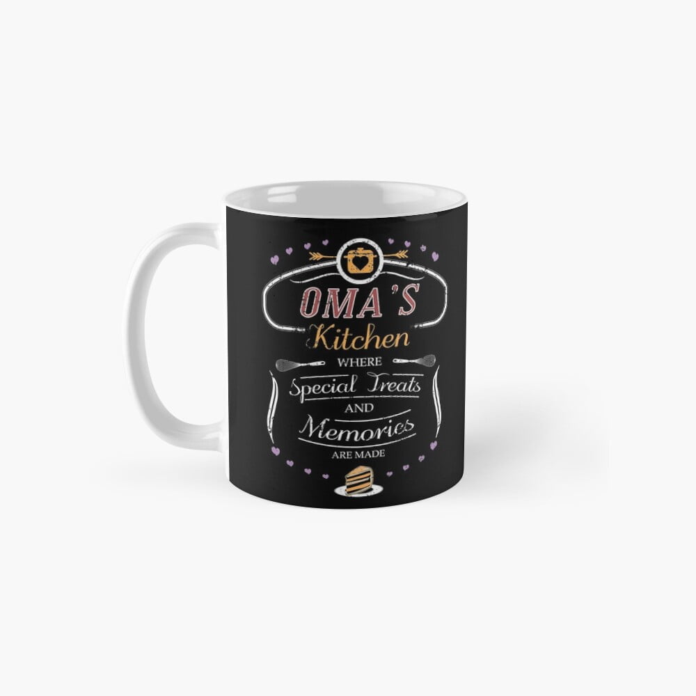 Omas Kitchen Oma Shirt Oma T Shirt Grandma Gifts Classic Mug - Walmart.com