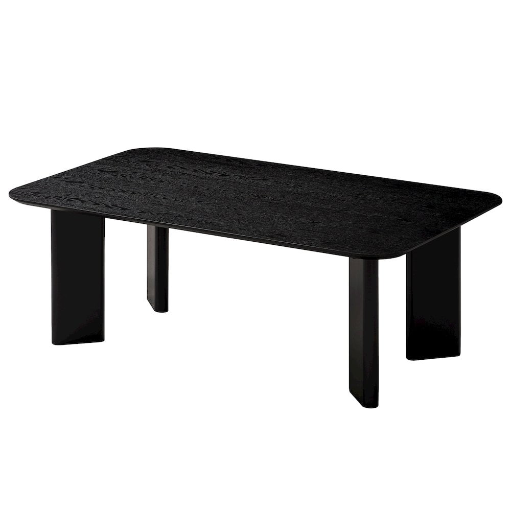 Omax Decor Joss Rectangular Shape Modern Wood Coffee Table in Black Ash ...