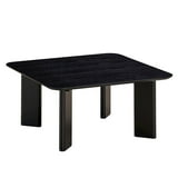 Omax Decor Joss Square Shape Modern Wood Coffee Table in Black Ash ...